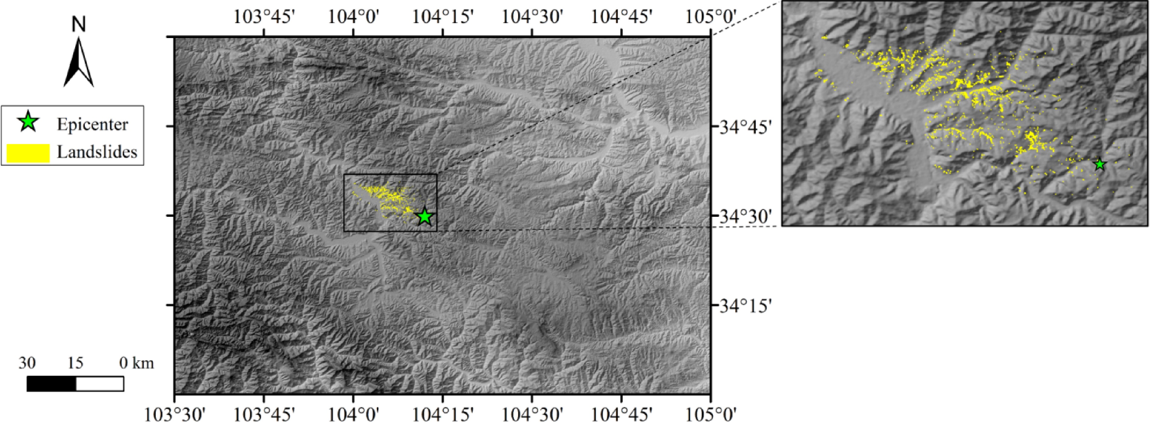 Seismic landslide susceptibility mapping using machine learning methods A case study of the 2013 ...