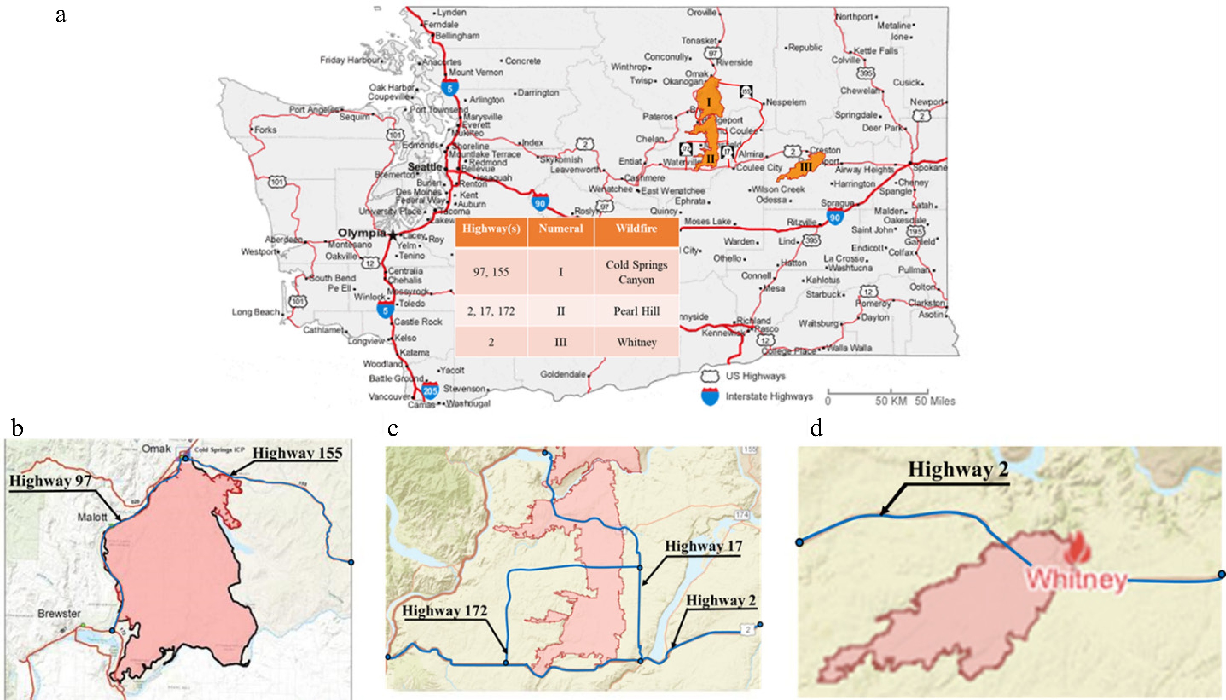 Charting the scorched trails a comparative analysis of roadway damage ...