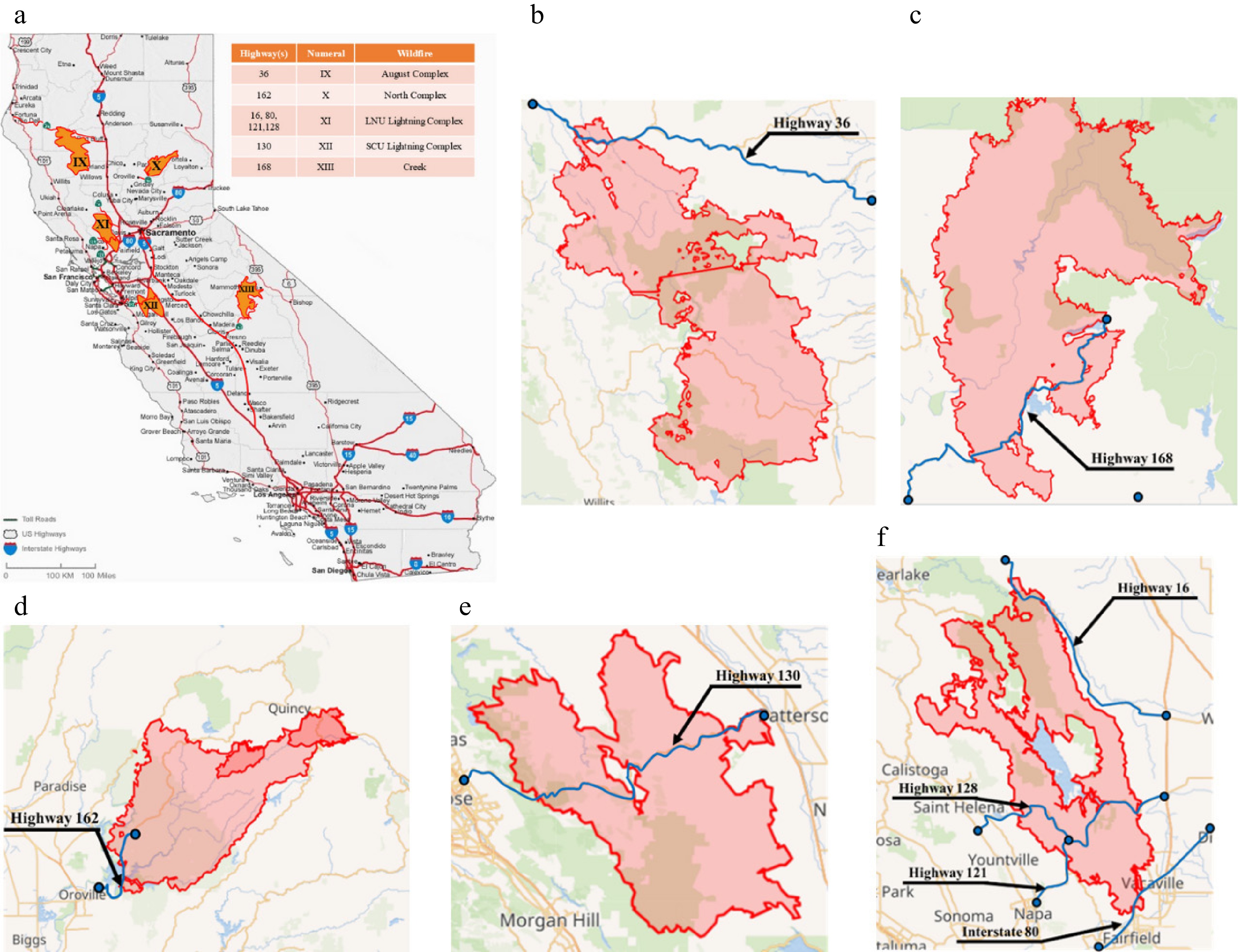 Charting the scorched trails a comparative analysis of roadway damage ...