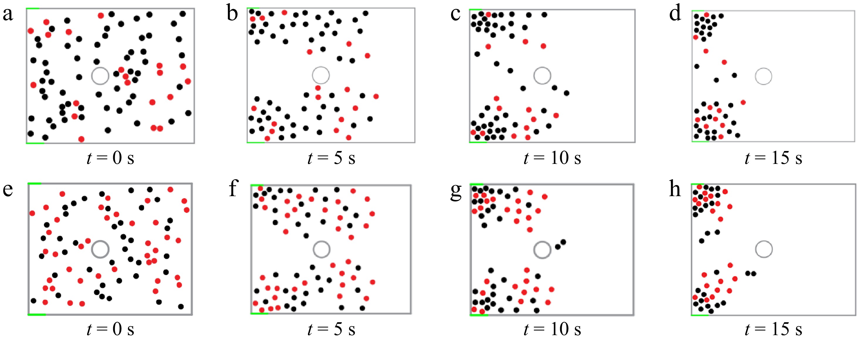 Experimental and simulation study on the effect of lighted guidance ...