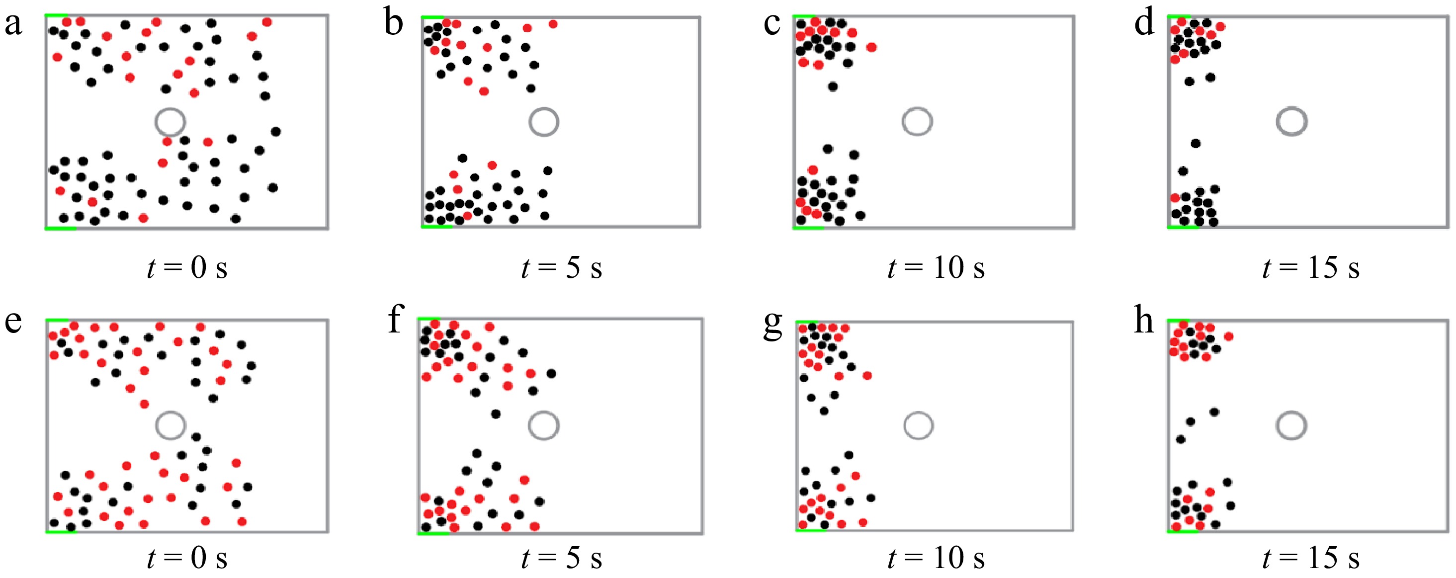 Experimental and simulation study on the effect of lighted guidance ...