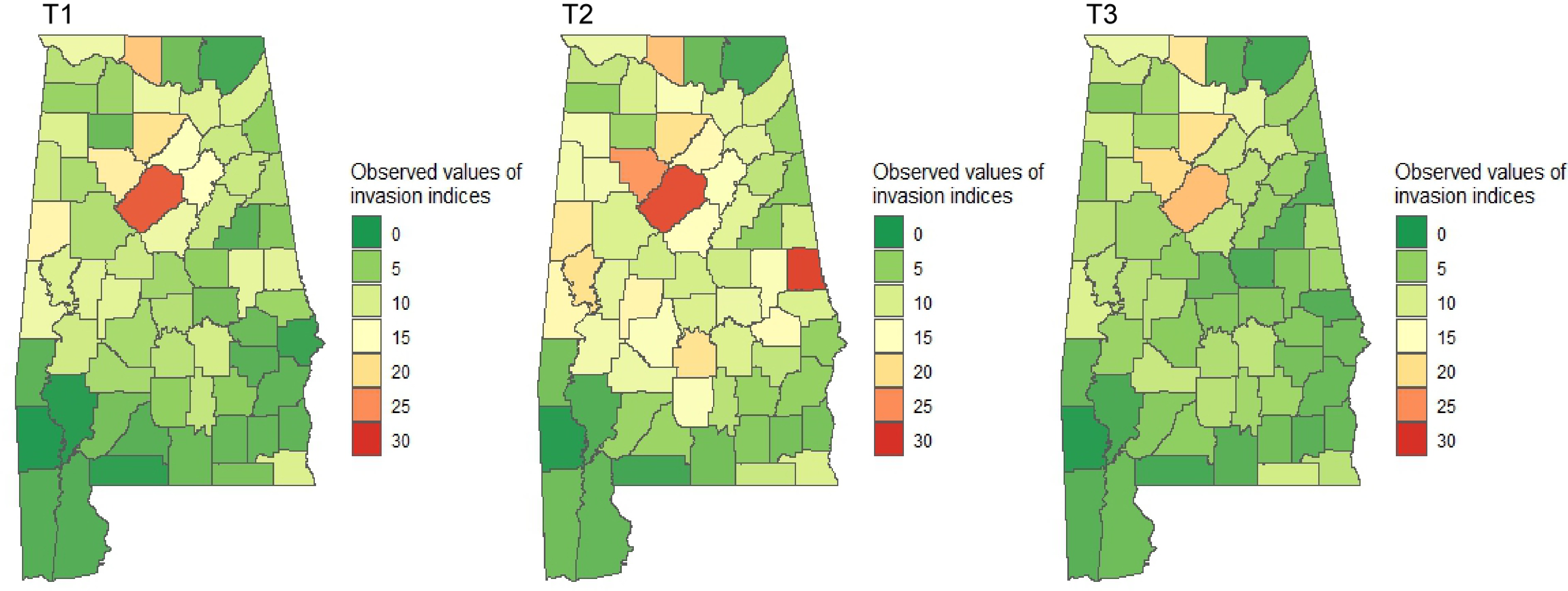 Determining spatial units for modeling regional nonnative invasive ...