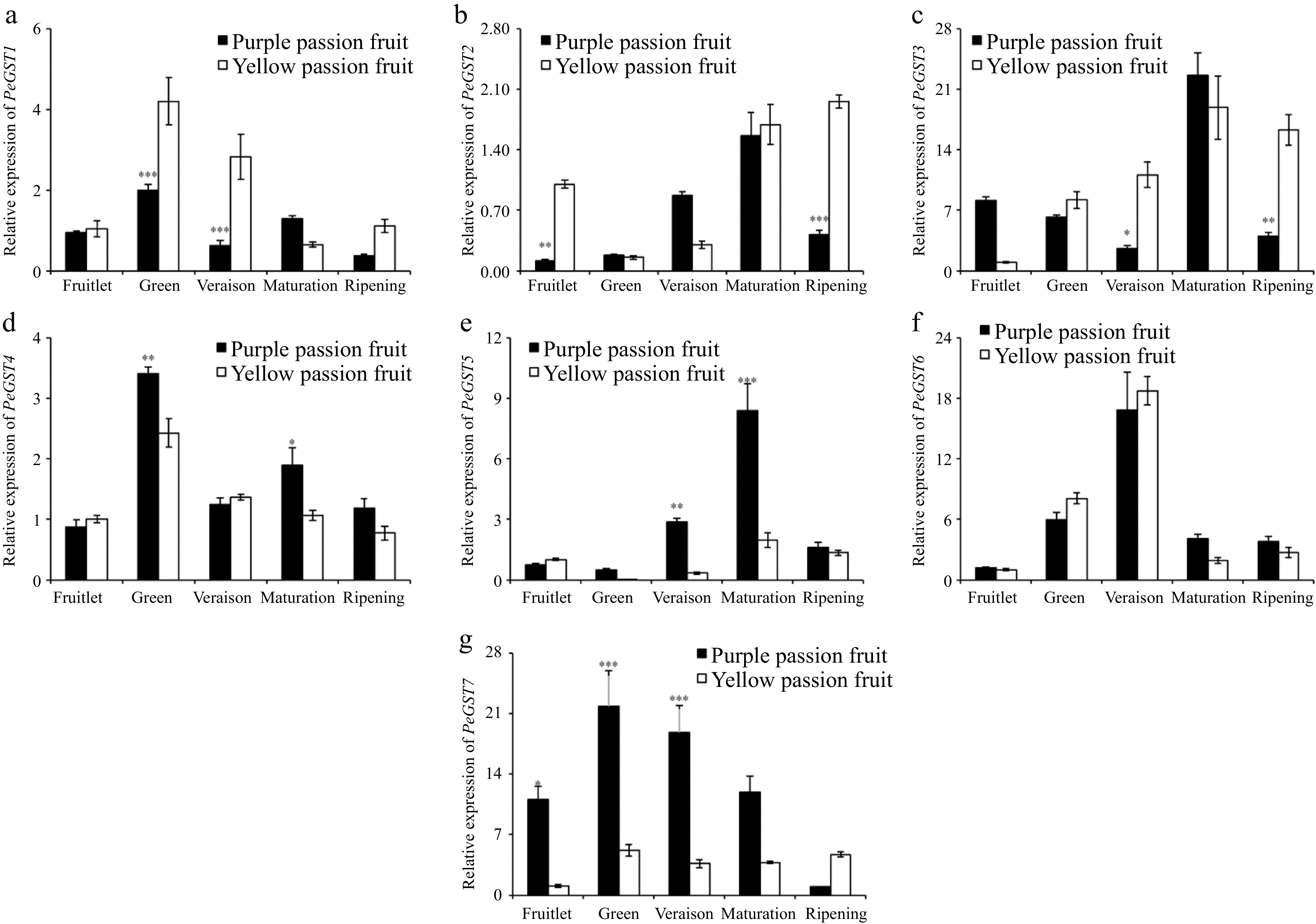 Changes in fruit anthocyanins, their biosynthesis-related enzymes and ...
