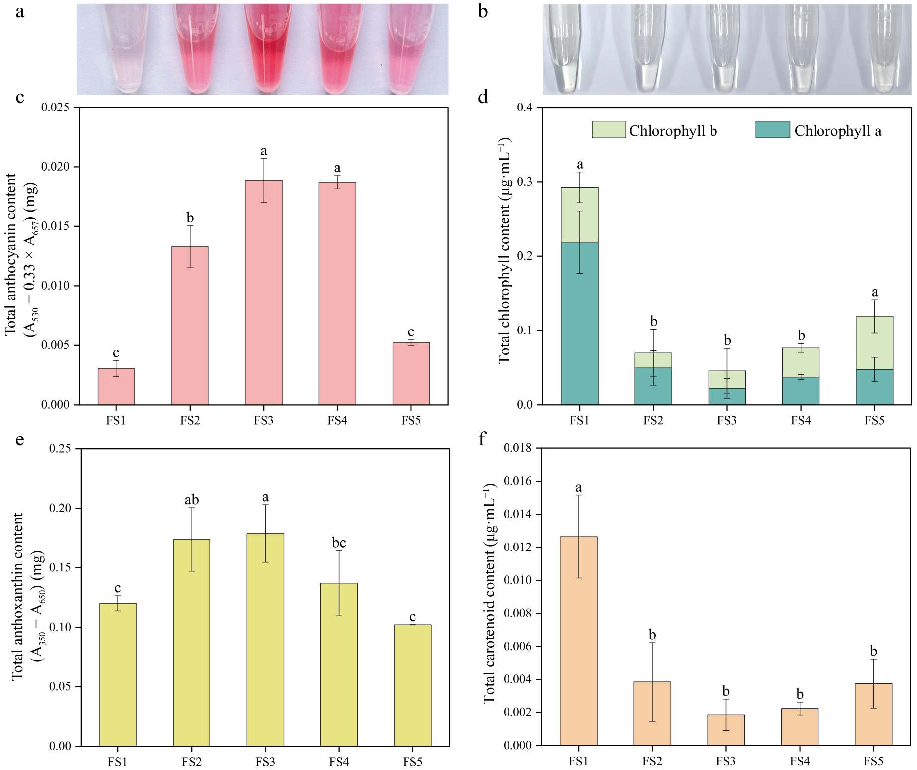 Analysis of physiological, biochemical mechanism, and pigment related ...