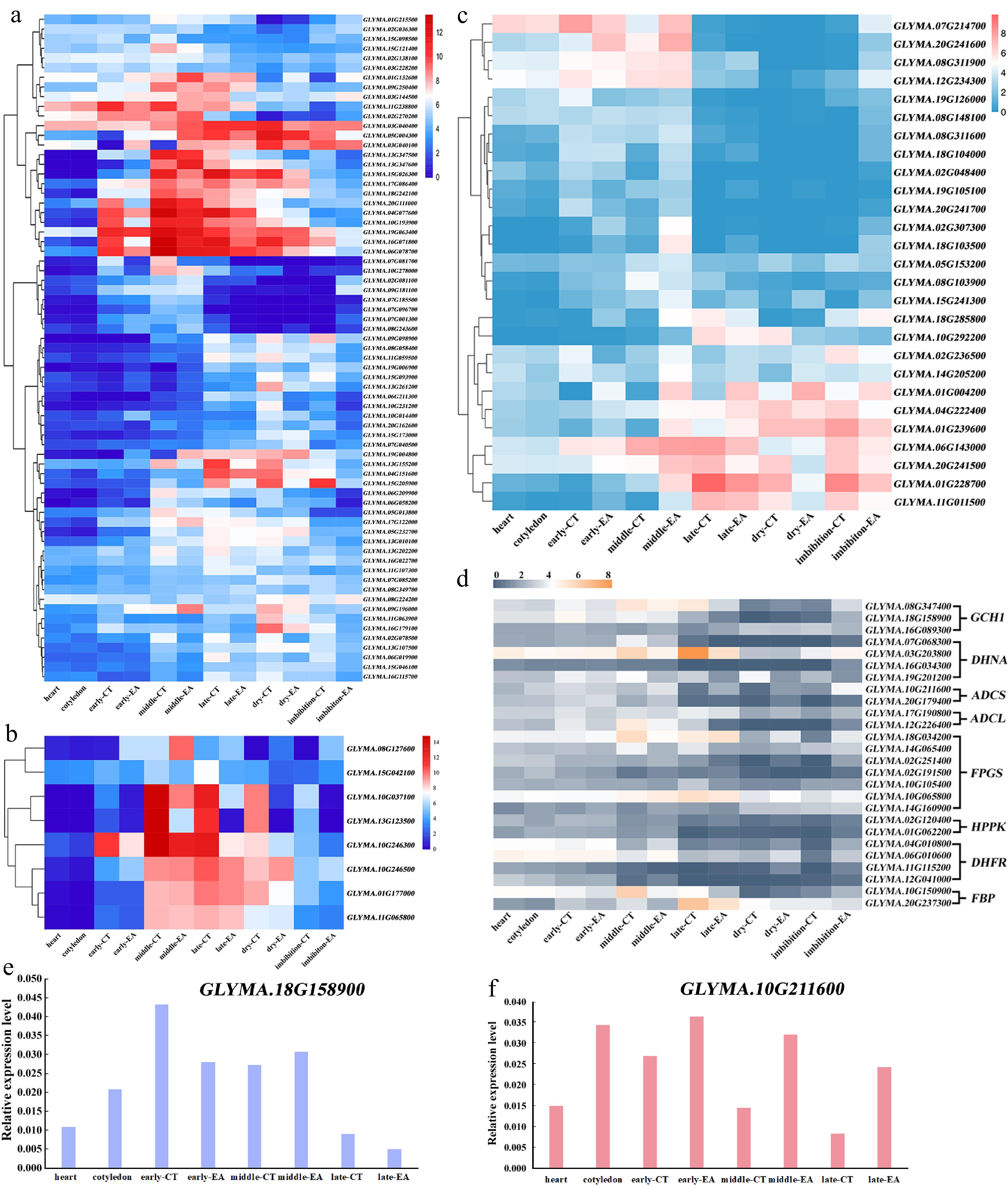 Transcriptional atlas for embryo development in soybean