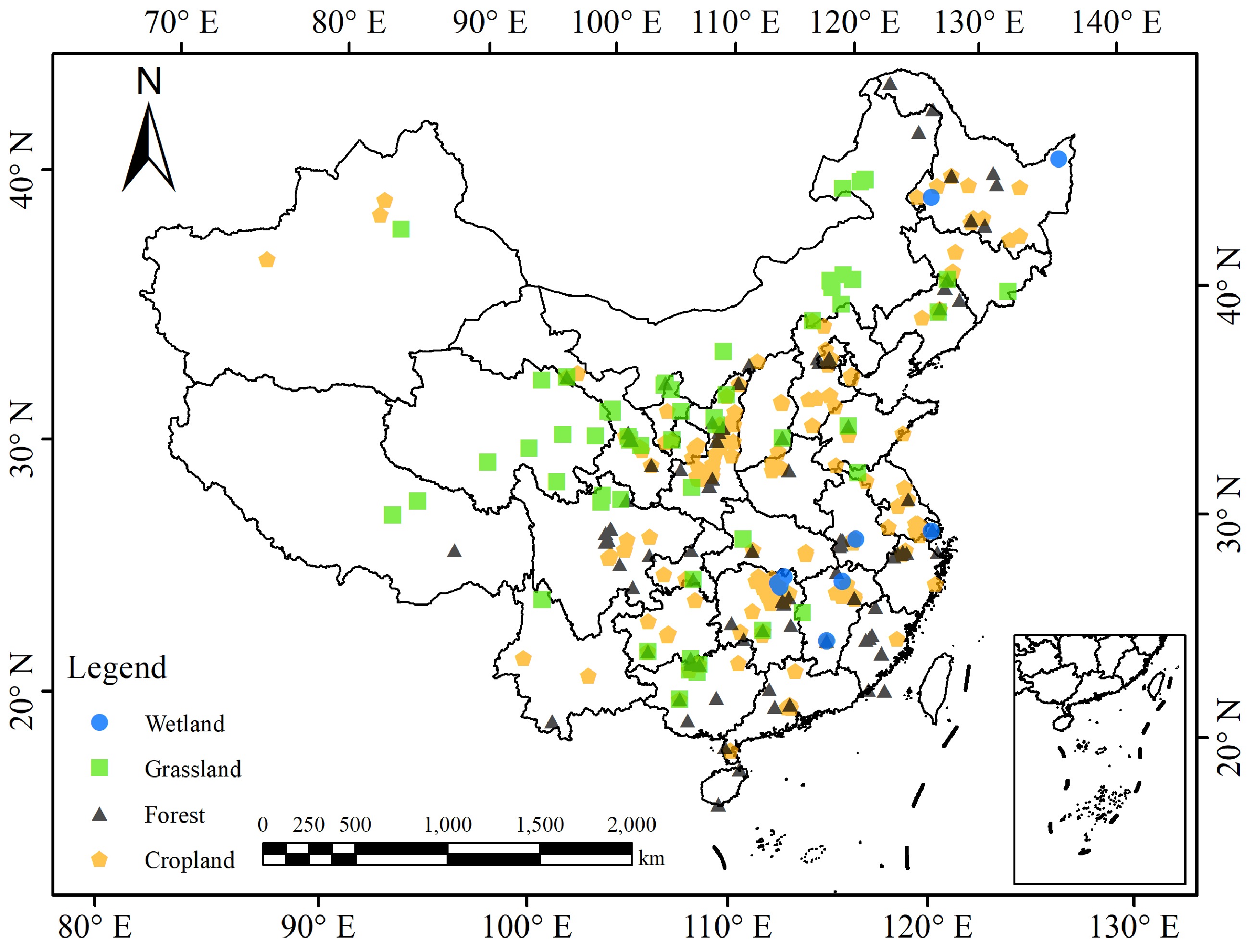 Topsoil microbial biomass carbon pool and the microbial quotient under ...