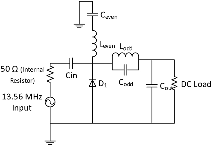 Harmonically terminated high-power rectifier for wireless power transfer