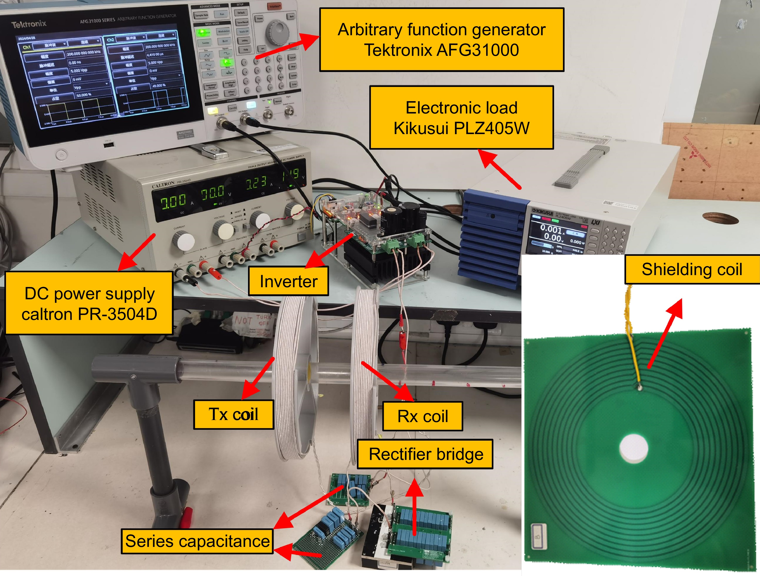 A frequency-adjustable PCB shielding coil in Wireless Power Transfer system