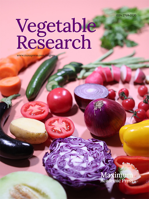 Inaugural Editorial Vegetable Research
